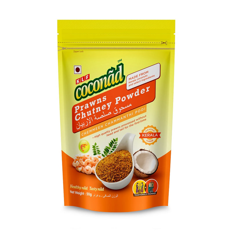 KLF Coconad Prawns Chutney Powder 50g Pack of 5 – KLF Nirmal